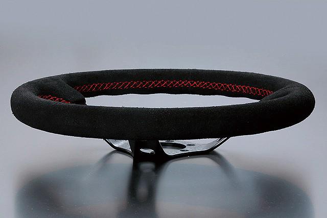 D1 SPEC ステアリング DEEP70 ブラックバックスキン 33パイ レッドステッチ | カー用品 インテリア ステアリングを通販で購入する | 中古カー＆バイク用品の販売ならアップガレージ