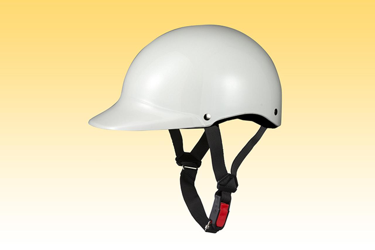 NBS(エヌビーエス) ヘルメット 半キャップ ホワイト KC-180 [7004] | バイク用品 ヘルメット ハーフメット(二輪)を通販で購入する | 中古カー＆バイク用品の販売ならアップガレージ