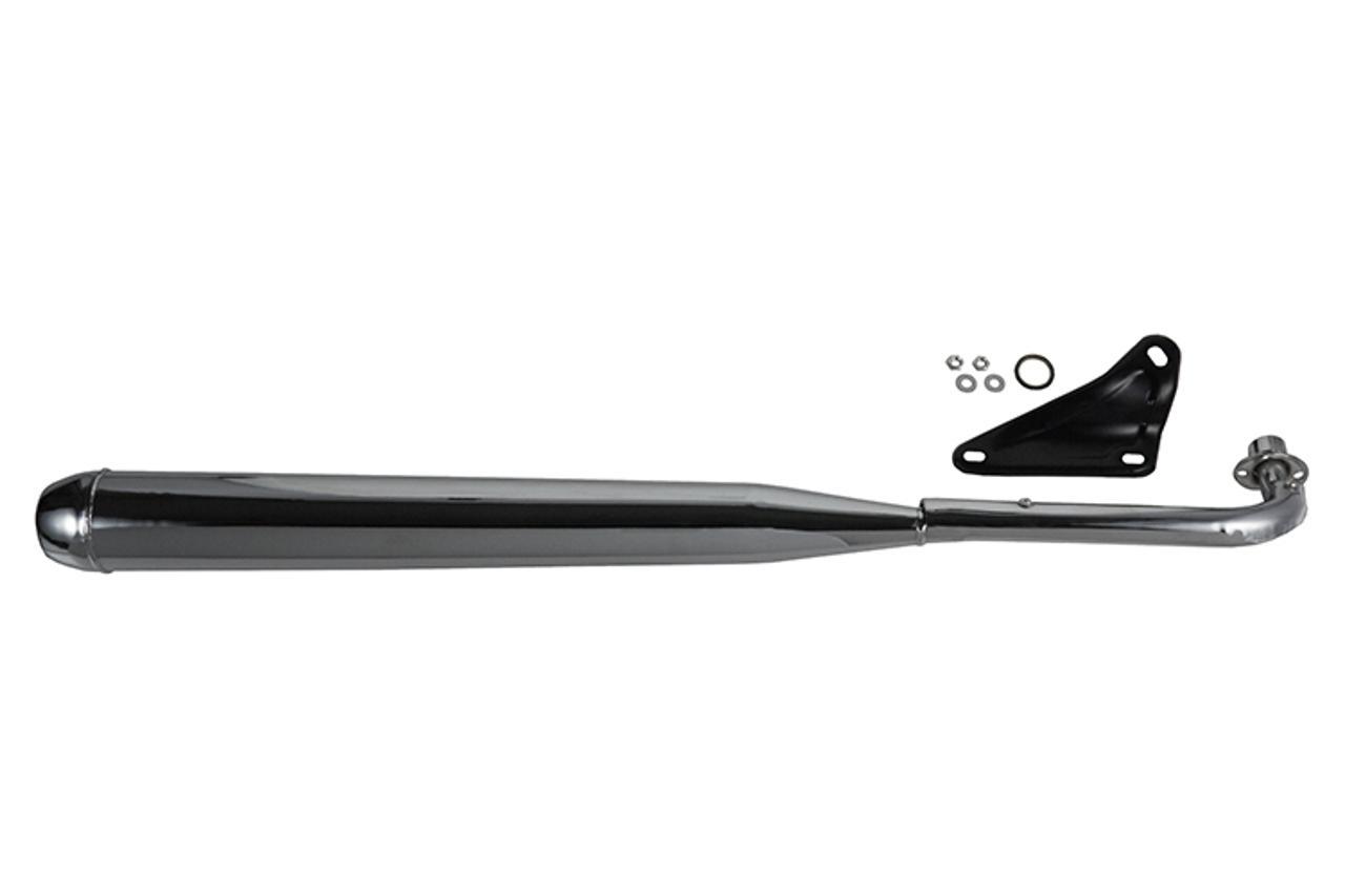 NBS(エヌビーエス) スーパーカブC50マフラー(ステー/プロテクター付) [302802] | バイク用品 マフラー その他マフラー(二輪 ...