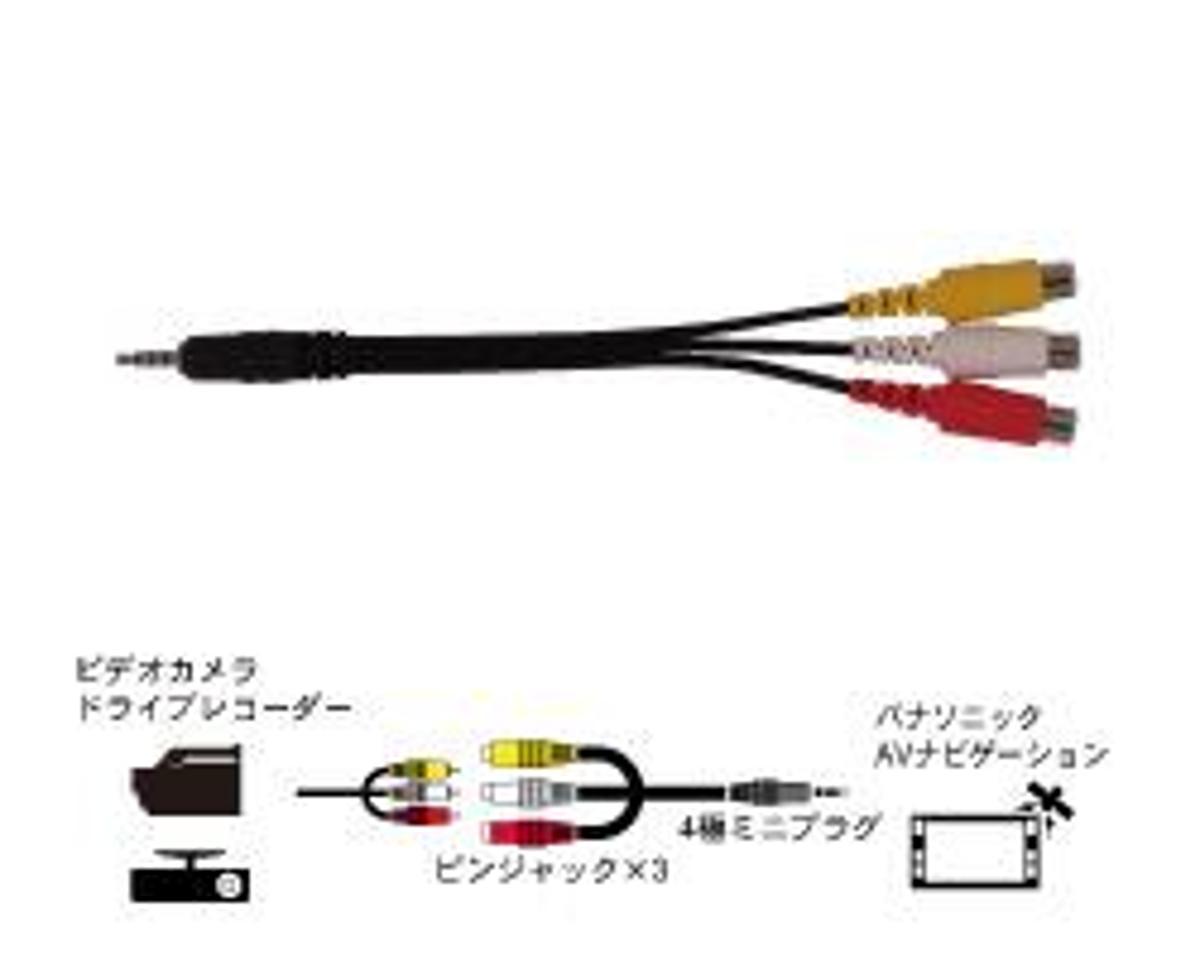 ENDY EVC-1902A AV変換ケーブル パナソニック用(0.2m) | カー用品 カーAVアクセサリー その他カーAVアクセサリーを ...