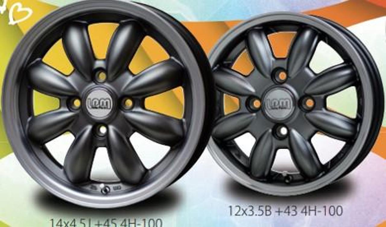 HOTSTUFF LalaPalm CUP 3.5Jx12+43 100-4H マッドガンメタ/リムポリッシュ | カー用品 アルミホイール ...