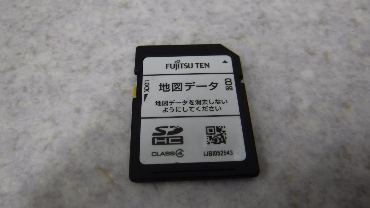【ワケアリ】FUJITSU TEN メモリーナビ用地図データSDカード 【IJBI052543】 | わけあり | アップガレージ 美原北 ...