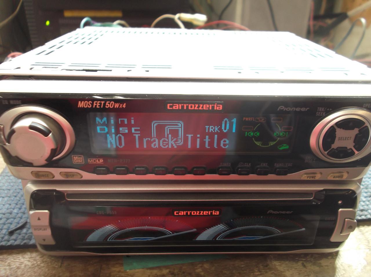 carrozzeria MEH-P777+CDS-P555 | 中古品 | アップガレージ 名古屋中川店 | カー用品 ヘッドユニット MD ...