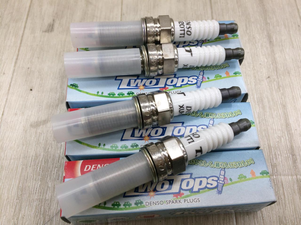 DENSO TWO TOPS XUH20TTI プラグ 4本セット タント・ムーヴ等 | カー用品 その他(カスタム・チューニング) その他 ...