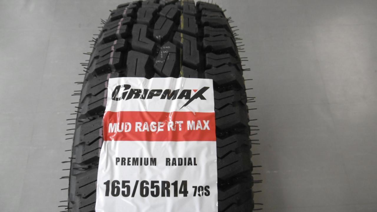 GRIP MAX Mud Rage R/T MAX 165/65-14 未使用 4本セット | カー用品 タイヤ 14インチタイヤを通販で購入 ...