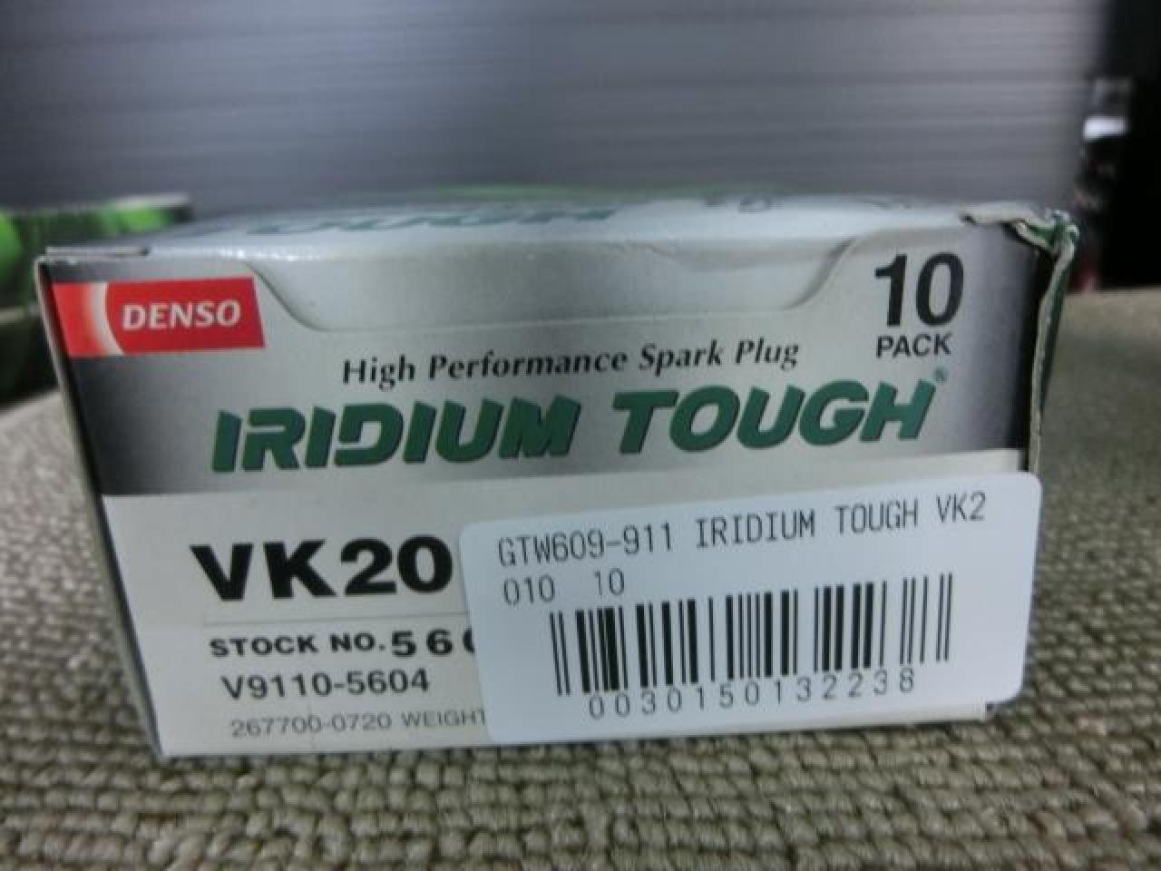 IRIDIUM TOUGH スパークプラグ VK20 10本セット | カー用品 電装系 その他電装系を通販で購入する | 中古カー＆バイク用品の販売ならアップガレージ
