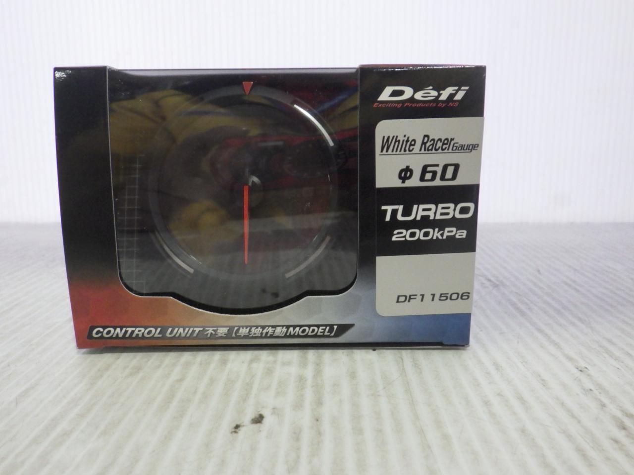 Defi White Racer Gauge ターボ計 DF11506 | 新品 | アップガレージ 大分店 | カー用品 メーター系 ...