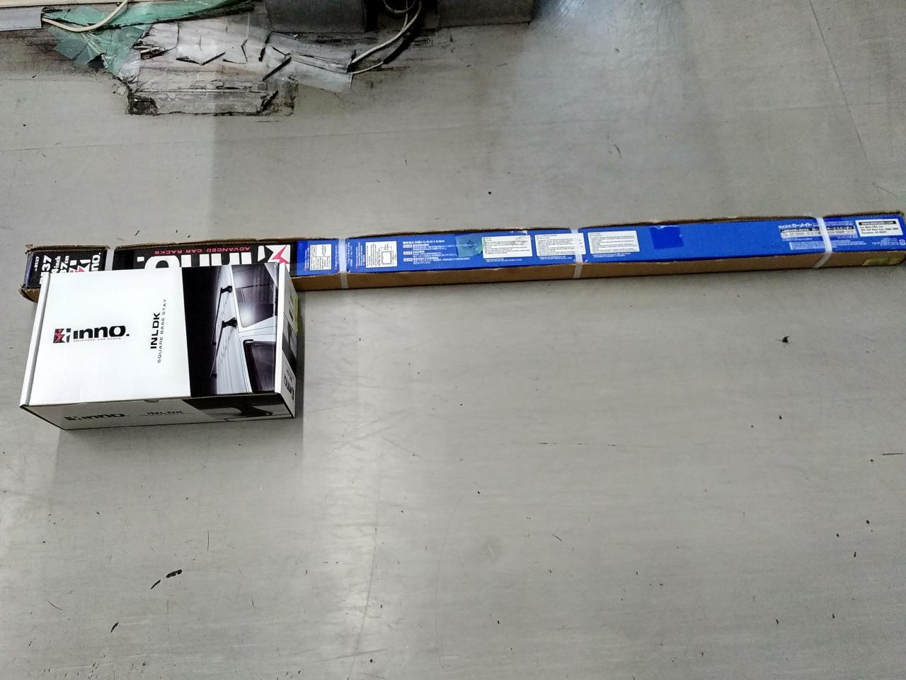 INNO INLDK レインモール用フット+B137 キャリアバーのセット♪ | 新古品 | アップガレージ 尾張旭店 | カー用品 キャリア ...