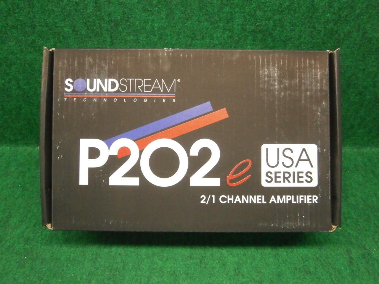 SOUND STREAM(サウンドストリーム) P202e(2chパワーアンプ) | 新古品 | アップガレージ 二本松店 | カー用品 ...