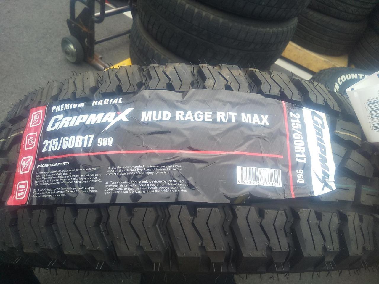GRIPMAX MUD RAGE R/T MAX ホワイトレター | 新古品 | アップガレージ 一宮インター店 | カー用品 タイヤ 17 ...