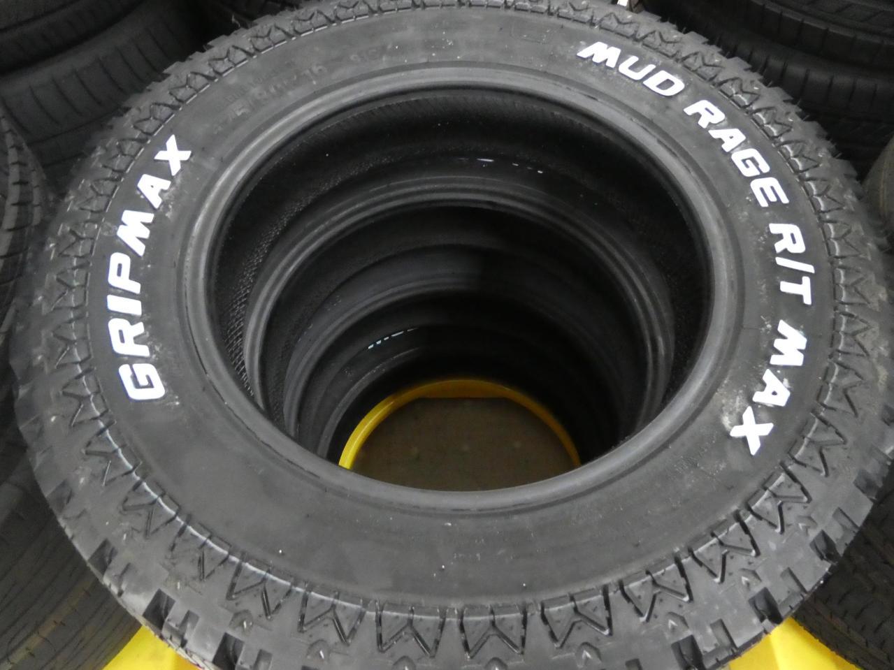 GRIPMAX MUD RAGE R/T MAX ホワイトレター 175/80R16 ’21年製造 新品 4本セット | カー用品 タイヤ ...
