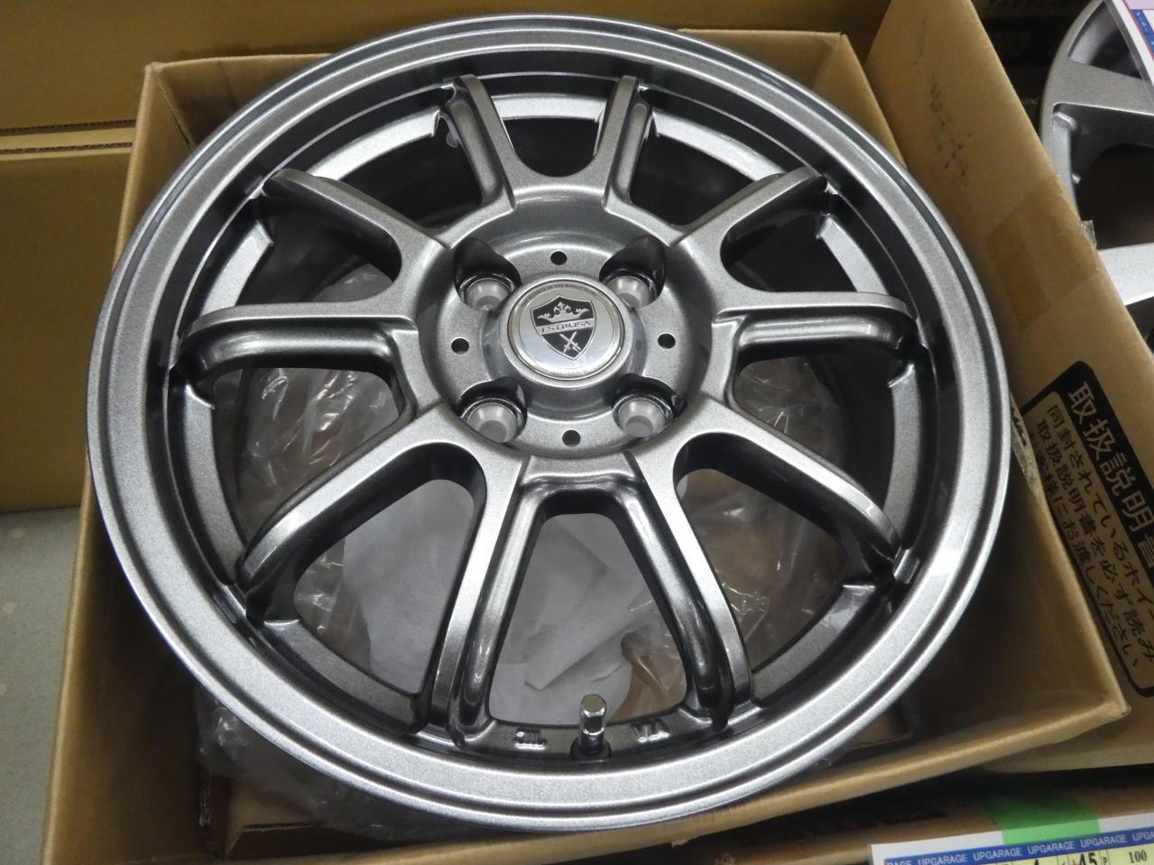 ESTROSA VR-10 5.5Jx15+38 100-4H 新品 4本セット | カー用品 アルミホイール 15インチホイールを通販で購入 ...