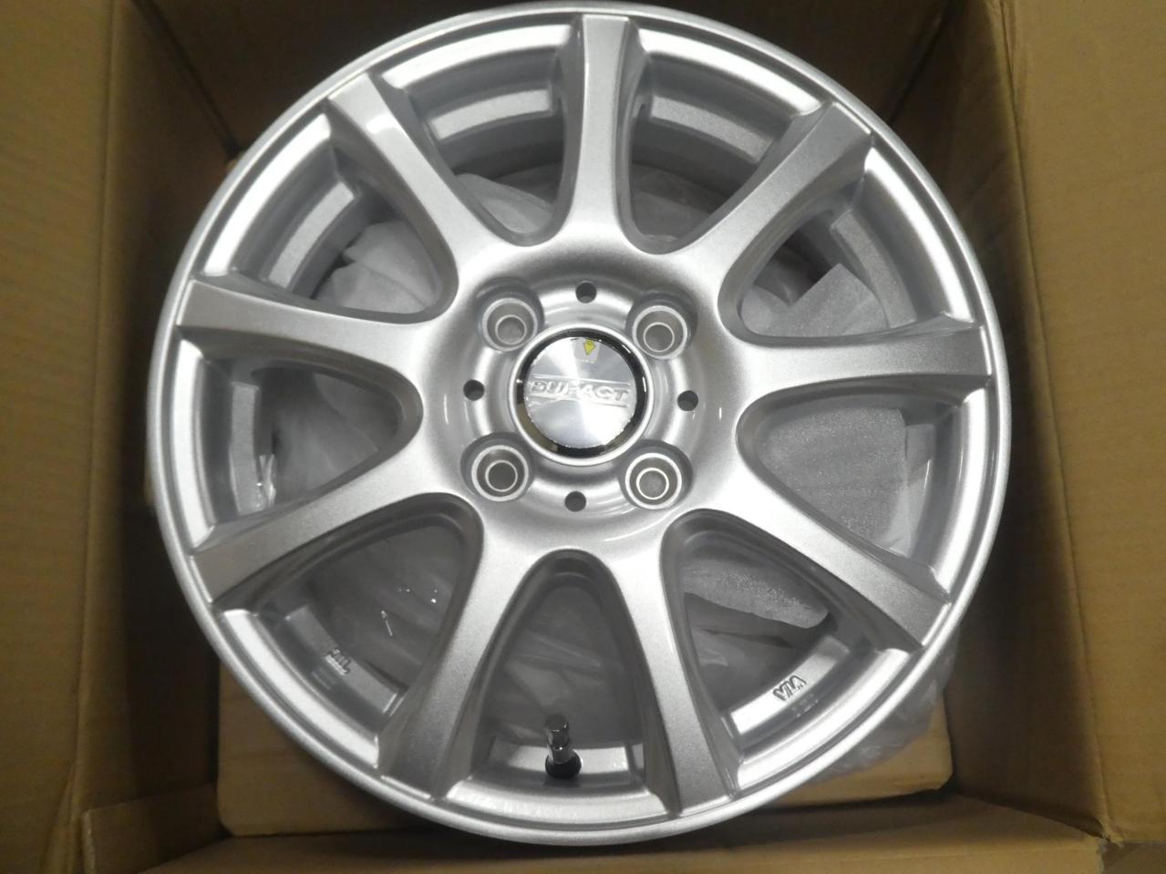 DUNLOP DUFACT DS9 5.5Jx14+50 100-4H 未使用 4本セット (NS212) | カー用品 アルミホイール 14インチホイールを通販で購入する | 中古カー ...