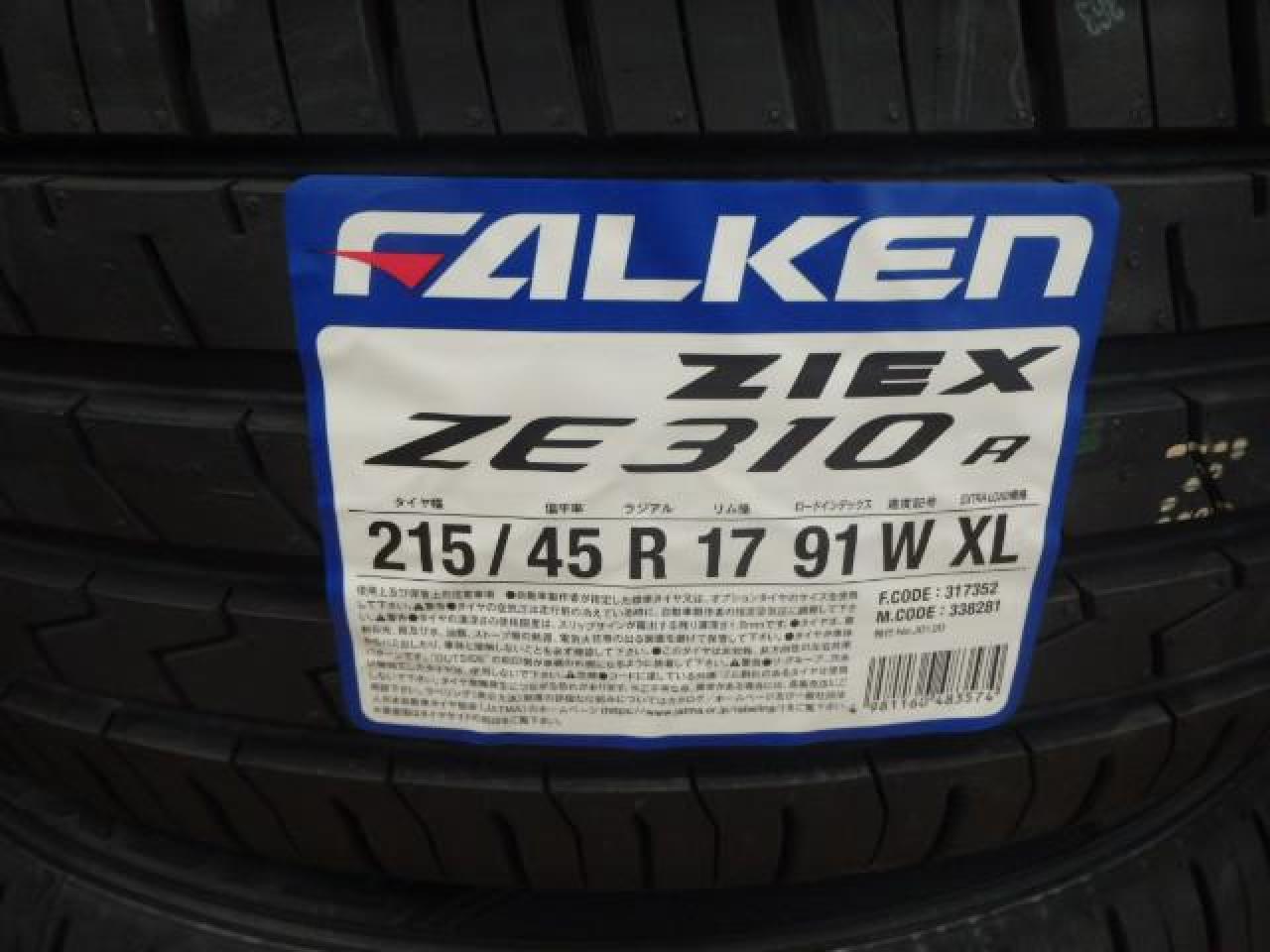 FALKEN ZIEX ZE310R エコラン 215/45R17 24年製 新品4本セット | カー用品 タイヤ 17インチタイヤを通販で ...