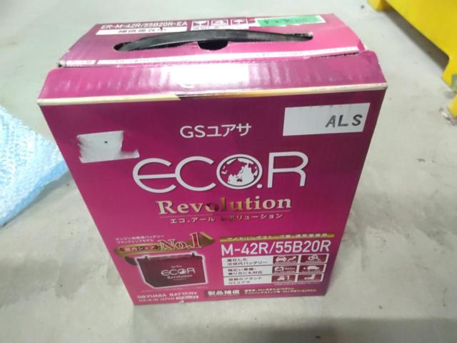商談中 GSユアサ ECO.R Revolution ER-M-42R/55B20R | カー用品 メンテナンス バッテリーを通販で購入する | 中古カー＆バイク用品の販売ならアップガレージ