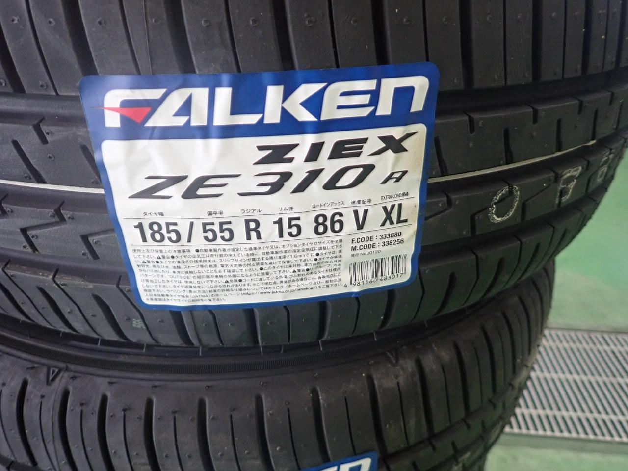 FALKEN ZIEX ZE310R エコラン 185/55R15 24年製 新品4本セット | カー用品 タイヤ 15インチタイヤを通販で購入する | 中古カー＆バイク用品の販売ならアップガレージ