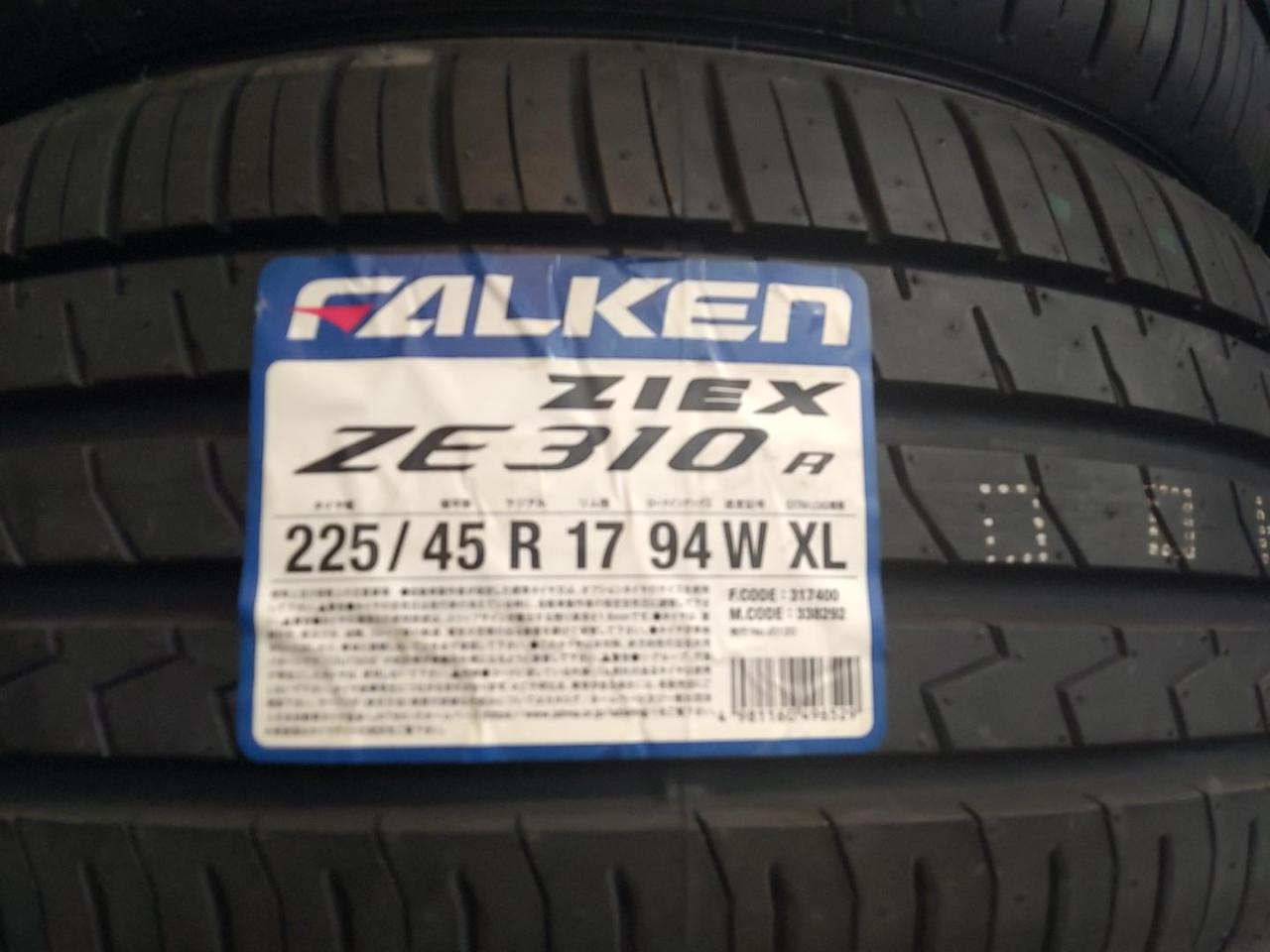 FALKEN ZIEX ZE310R エコラン 225/45R17 2023年製造 新品 4本セット | カー用品 タイヤ 17インチタイヤを通販で購入する | 中古カー＆バイク用品の販売なら ...