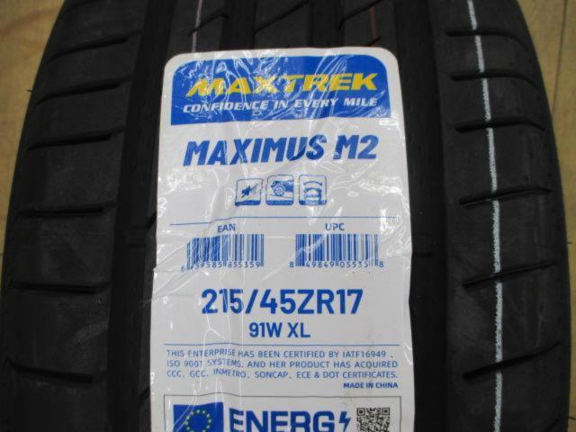 MAXTREK MAXIMUS M2(2024年製造) | カー用品 タイヤ 17インチタイヤを通販で購入する | 中古カー＆バイク用品の販売ならアップガレージ