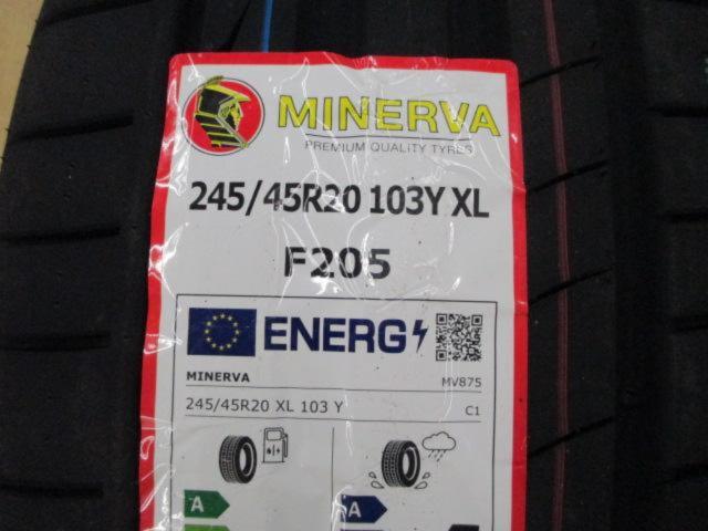 MINERVA F205(2024年製造) | カー用品 タイヤ 20インチタイヤを通販で購入する | 中古カー＆バイク用品の販売ならアップガレージ