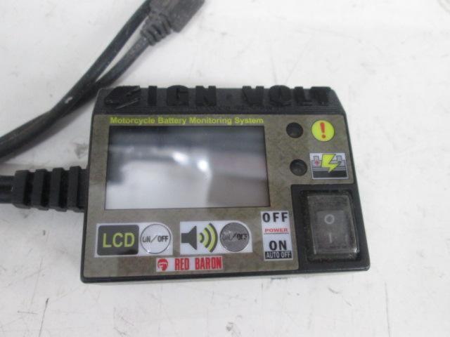 REDBARON SIGN VOLT バッテリーモニタリングシステム | バイク用品 電装品 その他電装品(二輪)を通販で購入する | 中古 ...