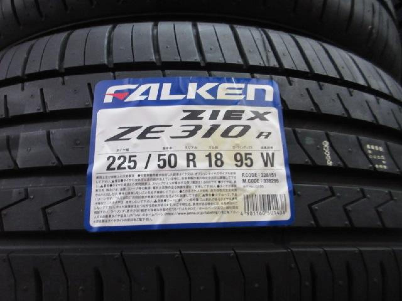 3FALKEN ZIEX ZE310R エコラン 225/50R18 | 新品 | アップガレージ 新潟長岡店 | カー用品 タイヤ 18インチタイヤを通販で購入する | 中古カー＆バイク用品 ...