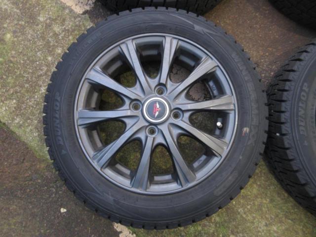 weds TEAD MA + DUNLOP WINTERMAXX WM02 | 中古品 | アップガレージ 新潟長岡店 | カー用品 スタッドレスタイヤホイールセット 14インチスタッドレス ...