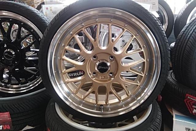 STEALTH Racing ME02 SGLD/P + MAYRUN MRK06 | カー用品 タイヤホイールセット 16インチタイヤ ...