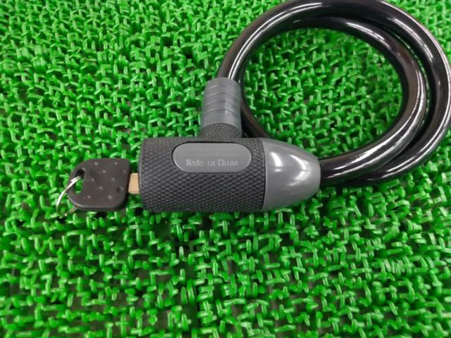 NIKKO N646 キー式 ワイヤーロック ブラック 60cmほど | 自転車 ロック ワイヤータイプを通販で購入する | 中古カー＆バイク ...