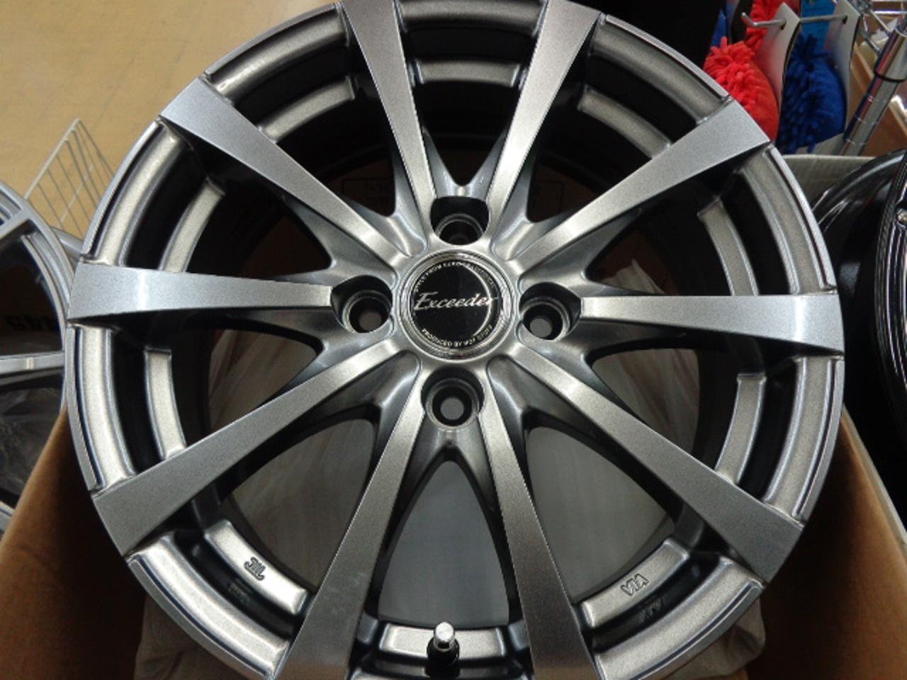 HOT STUFF Exceeder EX10 5.5JX15+43 100-4H 新品 4本セット | カー用品 アルミホイール 15インチホイールを通販で購入する | 中古カー＆バイク用品 ...