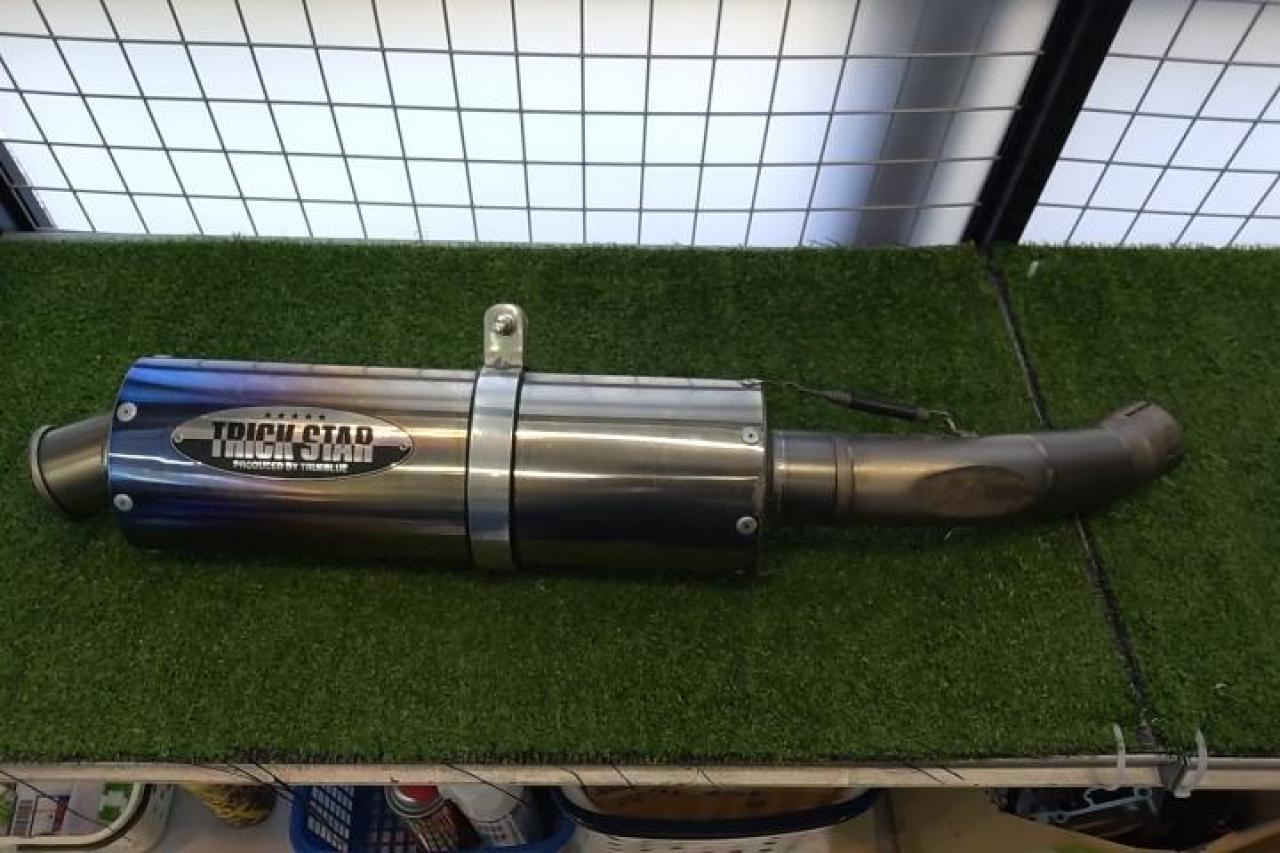 【TRICK STAR トリックスター】 KAWASAKI Ninja ZX-10R ZXT00C 2005年 外し スリップオン マフラー | バイク用品 マフラー スリップオンサイレンサー ...