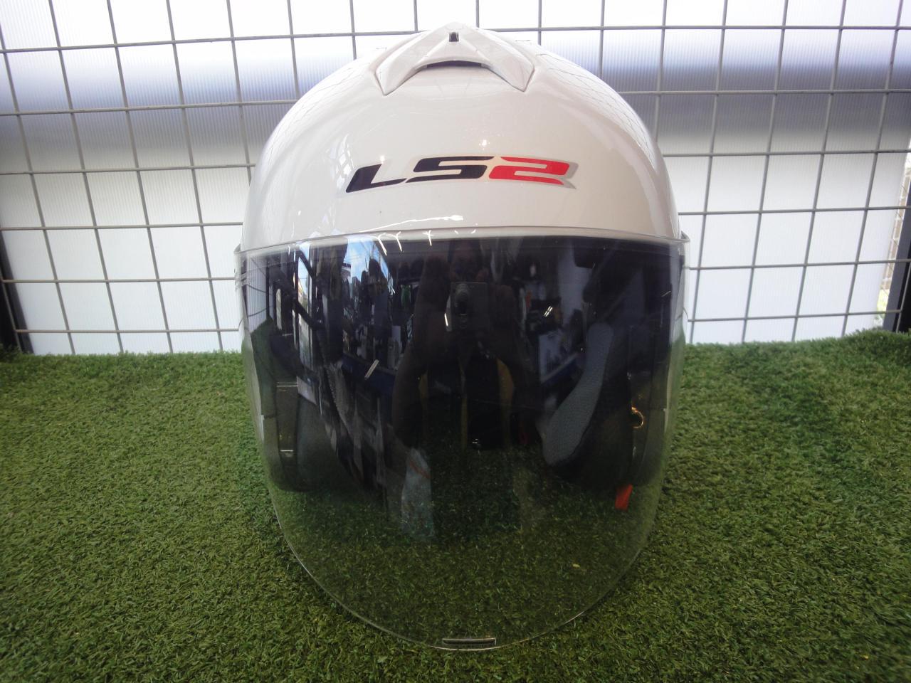 【MHRジャパン】 LS2 FREEWAY ジェットヘルメット 白 Mサイズ | バイク用品 ヘルメット ジェットヘルメット(二輪)を通販で購入する | 中古カー＆バイク用品の販売ならアップガレージ