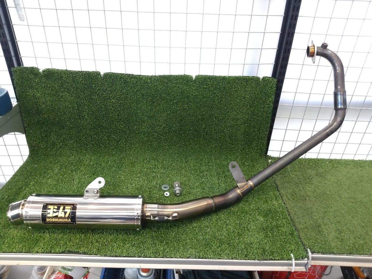 ☆美品☆ 【YOSHIMURA】 GSX-R125 機械曲 GP-MAGNUMサイクロン EXPORT SPEC スリップオンサイレンサー [JMCA認証番号:1022001226 ...