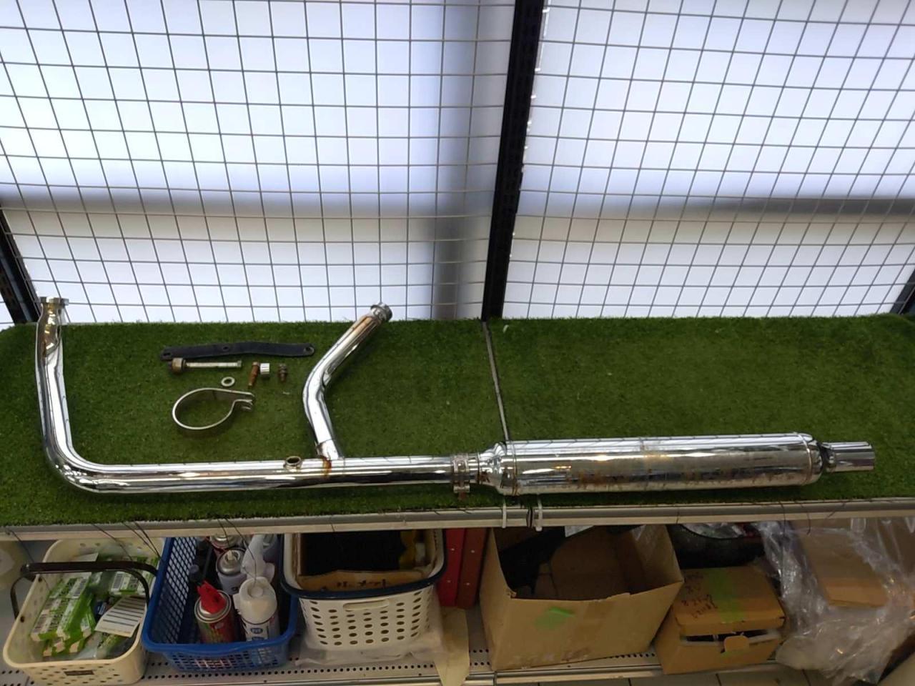 ★★【メーカー不明】 クラシック 2in1 マフラー HONDA シャドウクラシック400 (NC44、2009年)外し | バイク用品 ...