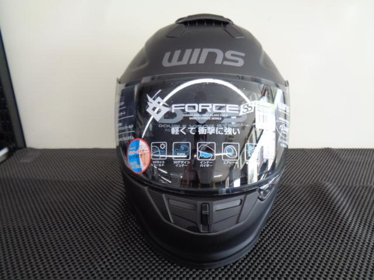 Wins(ウインズ) G-FORCE SS JET typeC フルフェイスヘルメット マットブラック Lサイズ | バイク用品 ヘルメット ジェットヘルメット(二輪)を通販で購入する ...
