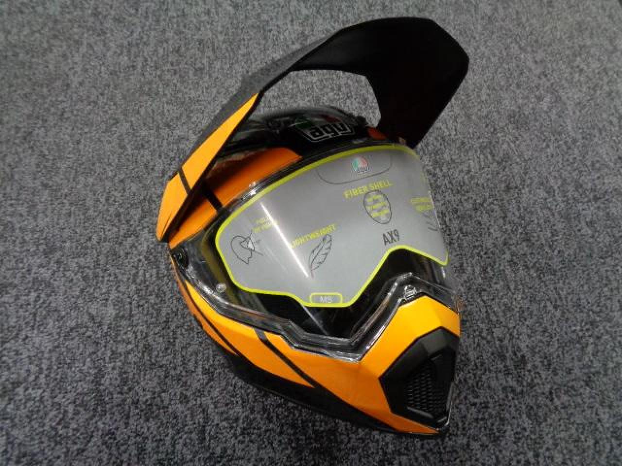 Agv(エージーブイ) AX9 TRAIL GUNMETAL/OR MS | バイク用品 ヘルメット オフロードメット(二輪)を通販で購入する ...