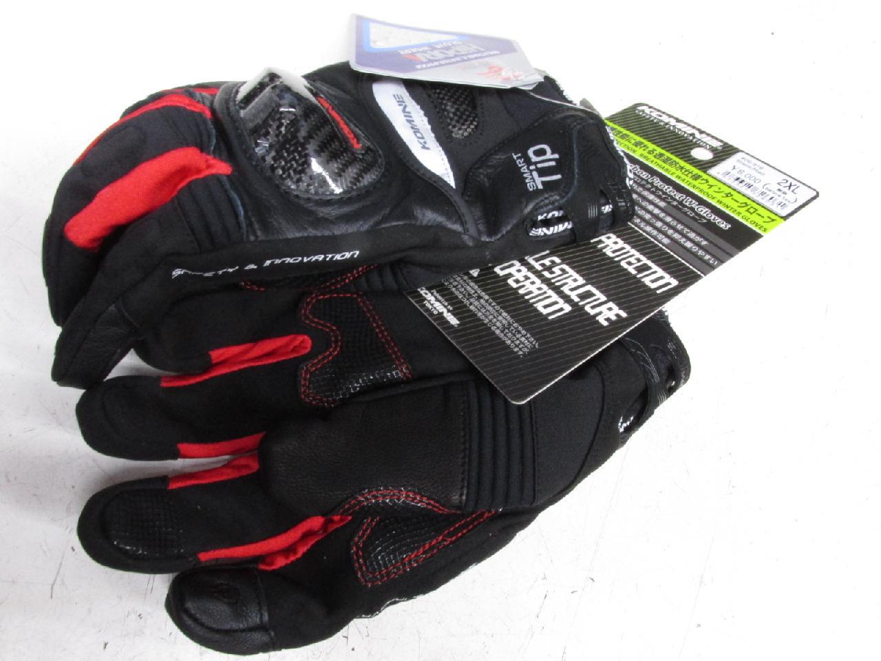 KOMINE(コミネ) カーボンプロテクトウインターグローブ(GK-819) 【2XLサイズ】 | バイク用品 グローブ・ゴーグル その他グローブ(二輪)の通販 | アップガレージ 中古カー ...