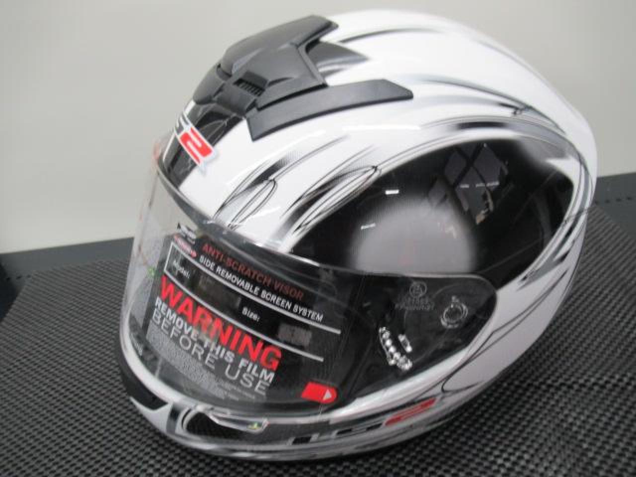 LS2 BLAST フルフェイスヘルメット ホワイト/ブラック XLサイズ 展示未使用品 | バイク用品 ヘルメット フルフェイス(二輪)を ...