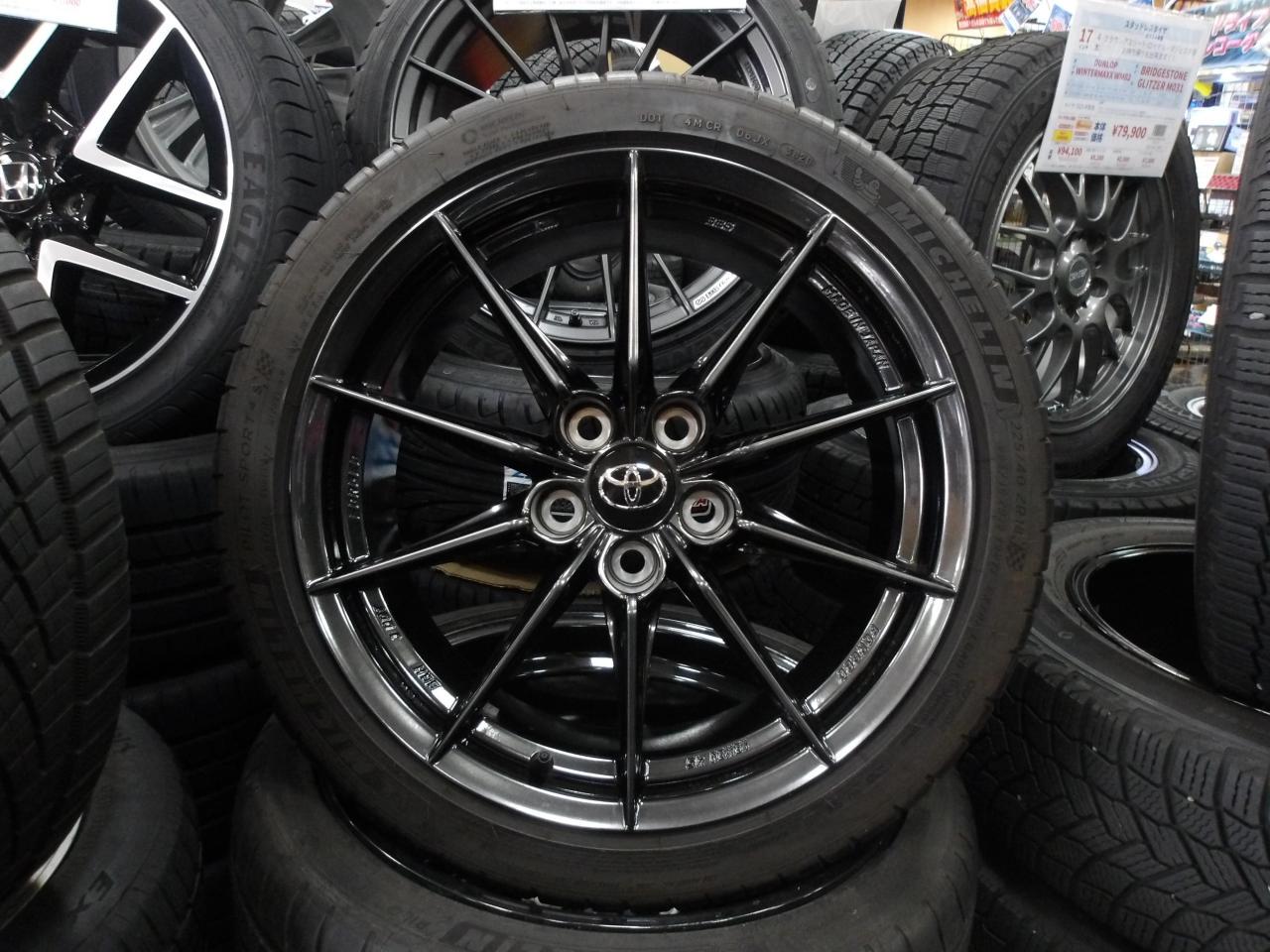 トヨタ純正 GR ヤリス RZ High performance BBS FORGED 鍛造ホイール+ MICHELIN PILOT SPORT 4S【GRヤリス】ホイール美品です☆彡 ...