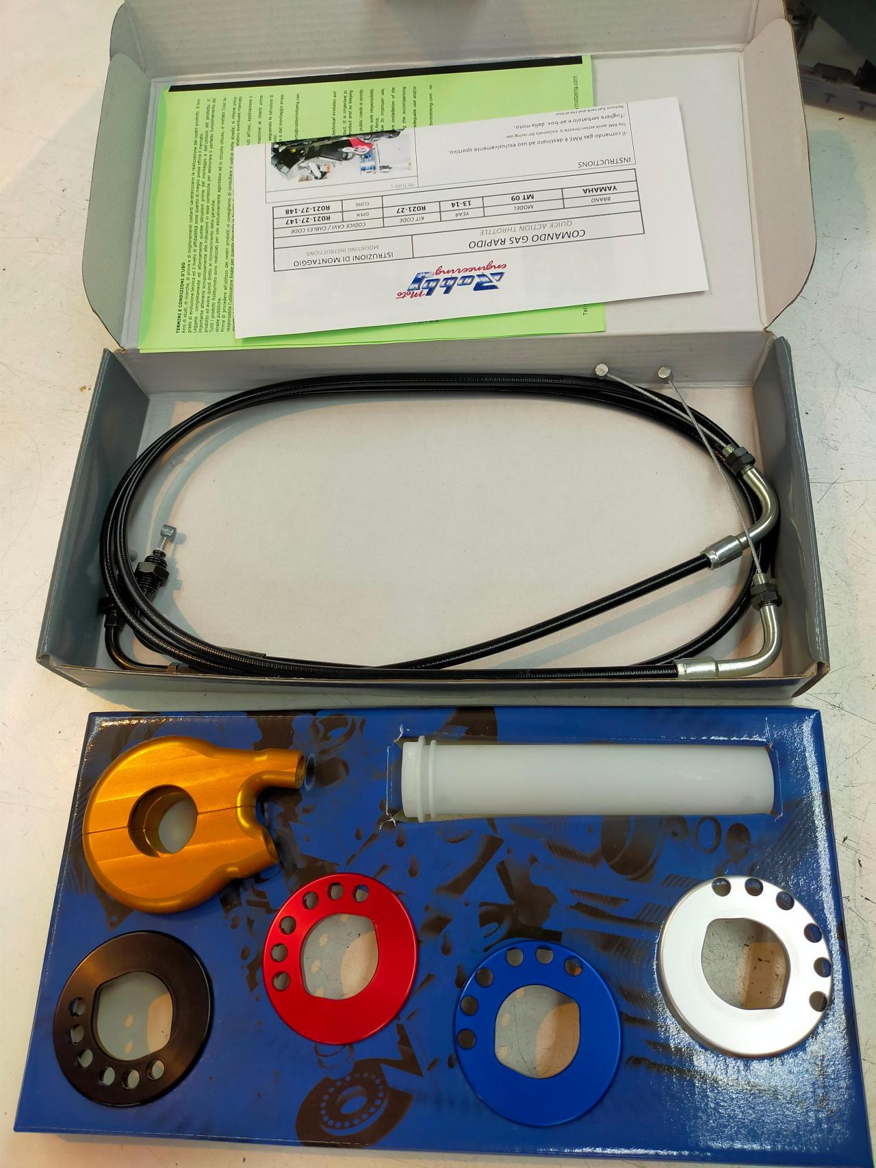 Robby-Moto-Engineering(ロビーモトエンジニアリング) アジャスタブル ハイスロットルキット 【MT-09】★大特価 ...