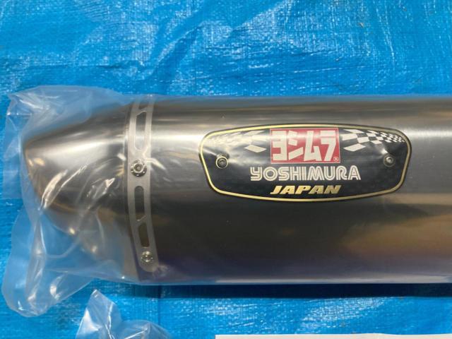 【FZ1/FZ1フェザー】YOSHIMURA スリップオン R-77Jサイクロン EXPORT SPEC(STBS チタンブルーカバー ...