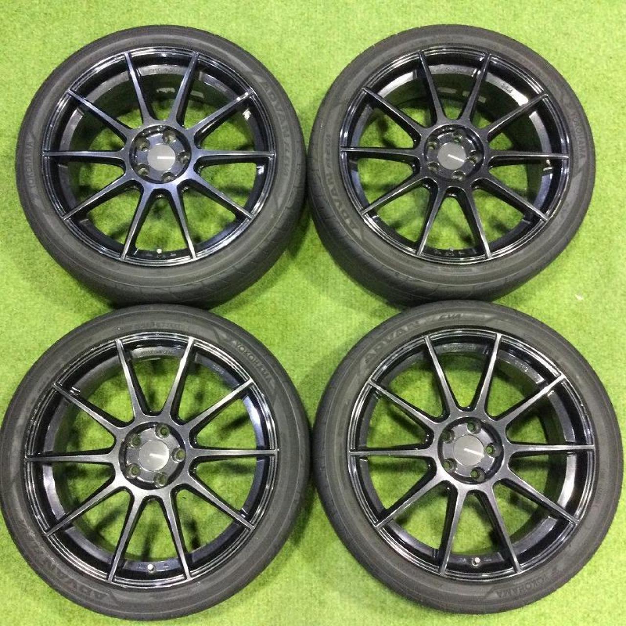 BRIDGESTONE POTENZA SW010 + YOKOHAMA ADVAN FLEVA V701 2019年製造 | カー用品 タイヤホイールセット 18インチタイヤホイールセットを ...