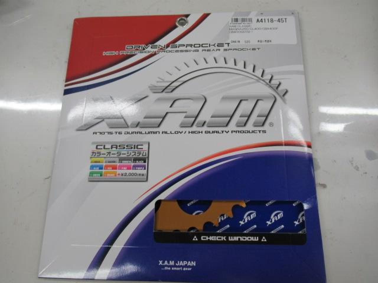 X.A.M Japan スプロケット A4118-45 520-45T | バイク用品 駆動系 チェーンスプロケ(二輪)を通販で購入する | 中古カー＆バイク用品の販売ならアップガレージ