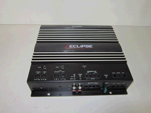 ECLIPSE(イクリプス） EA2000 ★カーボン調のボディがカッコイイ!! 2chアンプ★ | カー用品 アンプを通販で購入する | 中古カー＆バイク用品の販売ならアップガレージ
