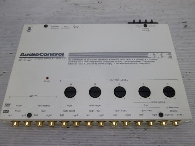 Audio-Control (オーディオコントロール) 4XS 4wayクロスオーバー | カー用品 アンプ イコライザーを通販で購入する ...