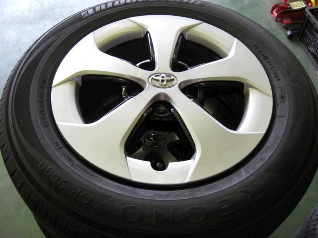TOYOTA ZVW30プリウス後期純正+BRIDGESTONE REGNO GR-9000 | カー用品 タイヤホイールセット 15インチ ...