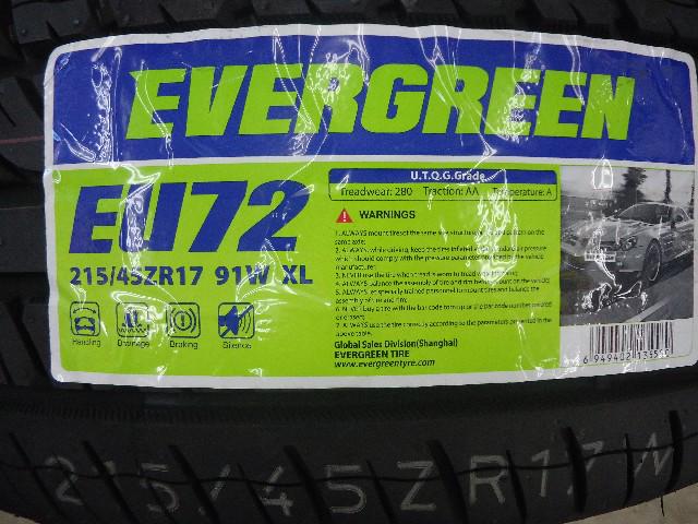 エバーグリーン EU72 | カー用品 タイヤ 17インチタイヤを通販で購入する | 中古カー＆バイク用品の販売ならアップガレージ