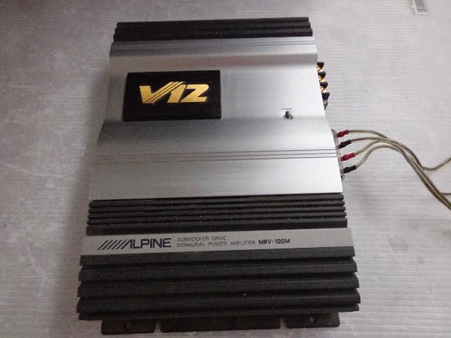 ALPINE MRV-100M | 中古品 | アップガレージ 金沢店 | カー用品 アンプを通販で購入する | 中古カー＆バイク用品の販売 ...