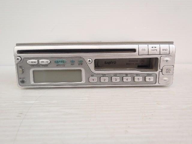 SANYO FXCD-510J(CD/カセットレシーバー) | わけあり | アップガレージ 埼玉入間店 | カー用品 ヘッドユニット CD+ ...