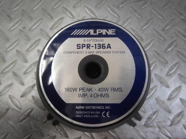 ALPINE SPR-136A 【一世風靡したType-Rスピーカー入荷 】 ’03年モデル | カー用品 スピーカー 埋め込みスピーカーを ...