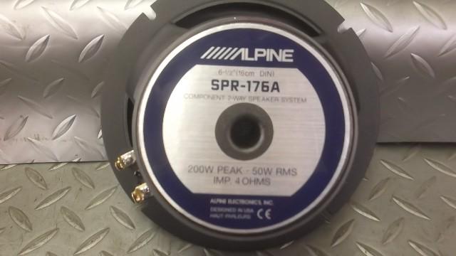 ALPINE SPR-176A 【L.A.ストリートスタイル、日本に上陸!】 Type-R ’03年モデル | カー用品 スピーカー 埋め込み ...